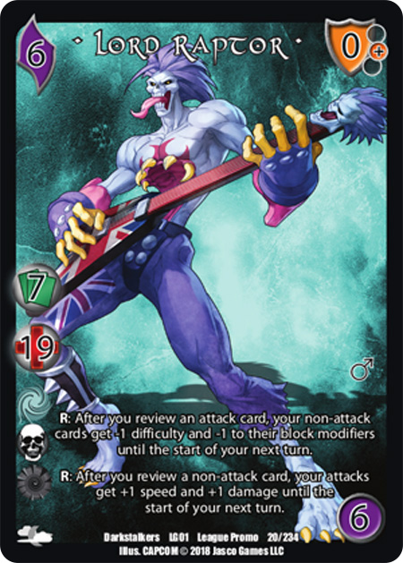 Lord Raptor* - Capcom Casual League Kit - UniVersus