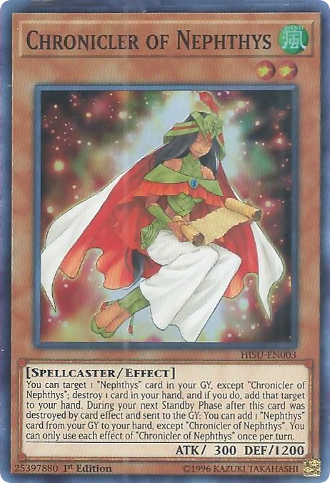 Chronicler of Nephthys - Hidden Summoners - YuGiOh
