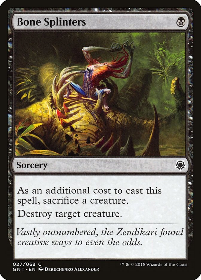 Bone Splinters - Magic Game Night - Magic: The Gathering