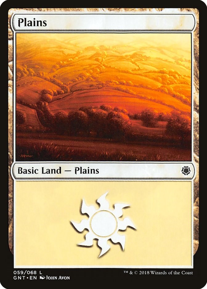 Plains (59) - Magic Game Night - Magic: The Gathering