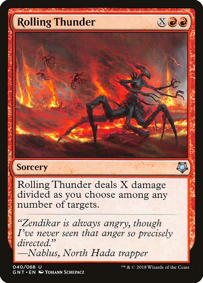 Rolling Thunder - Magic Game Night - Magic: The Gathering