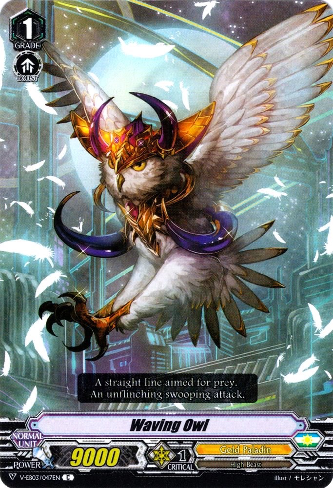 Waving Owl - V-EB03: ULTRARARE MIRACLE COLLECTION - Cardfight Vanguard