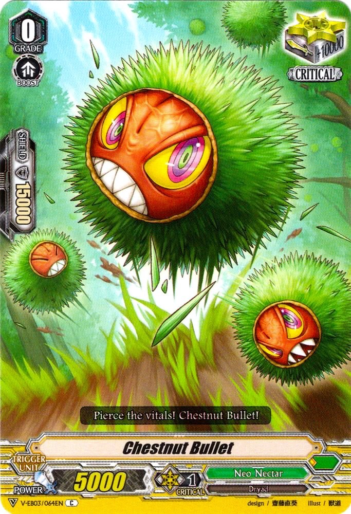Chestnut Bullet - V-EB03: ULTRARARE MIRACLE COLLECTION - Cardfight Vanguard