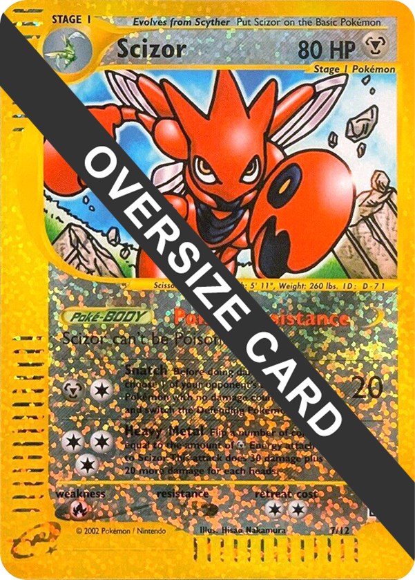 Scizor - 7/12 - Jumbo Cards - Pokemon