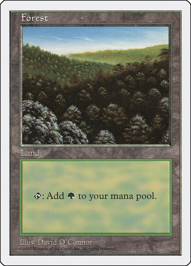 Forest (446) - Fifth Edition - Magic: The Gathering