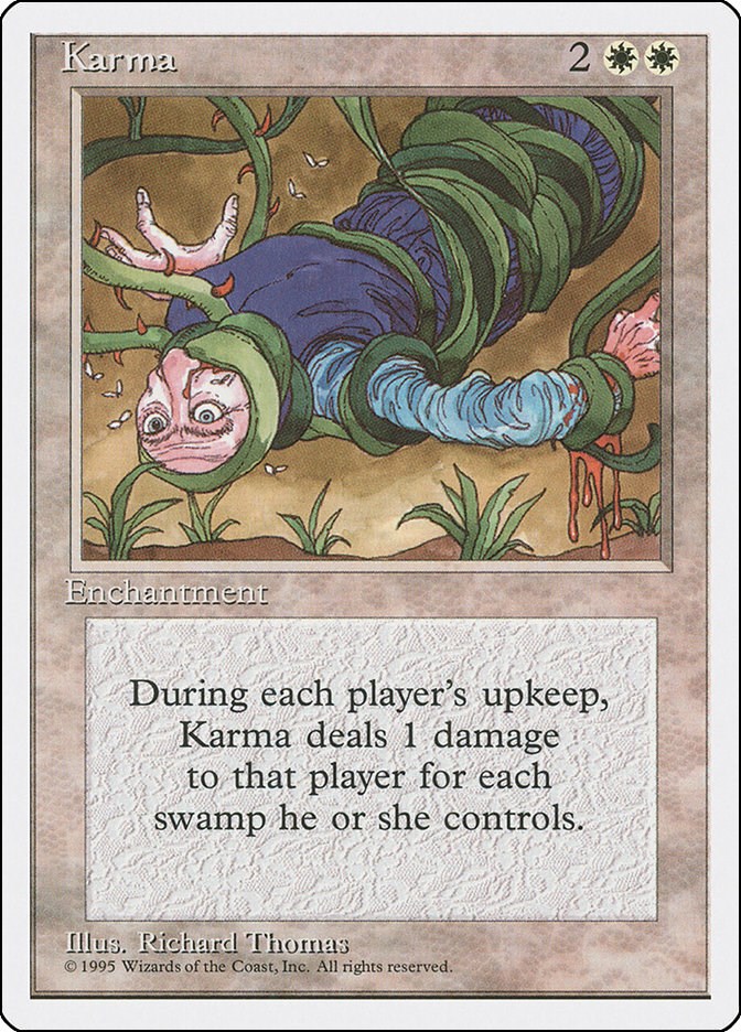 Karma - Fourth Edition - Magic: The Gathering