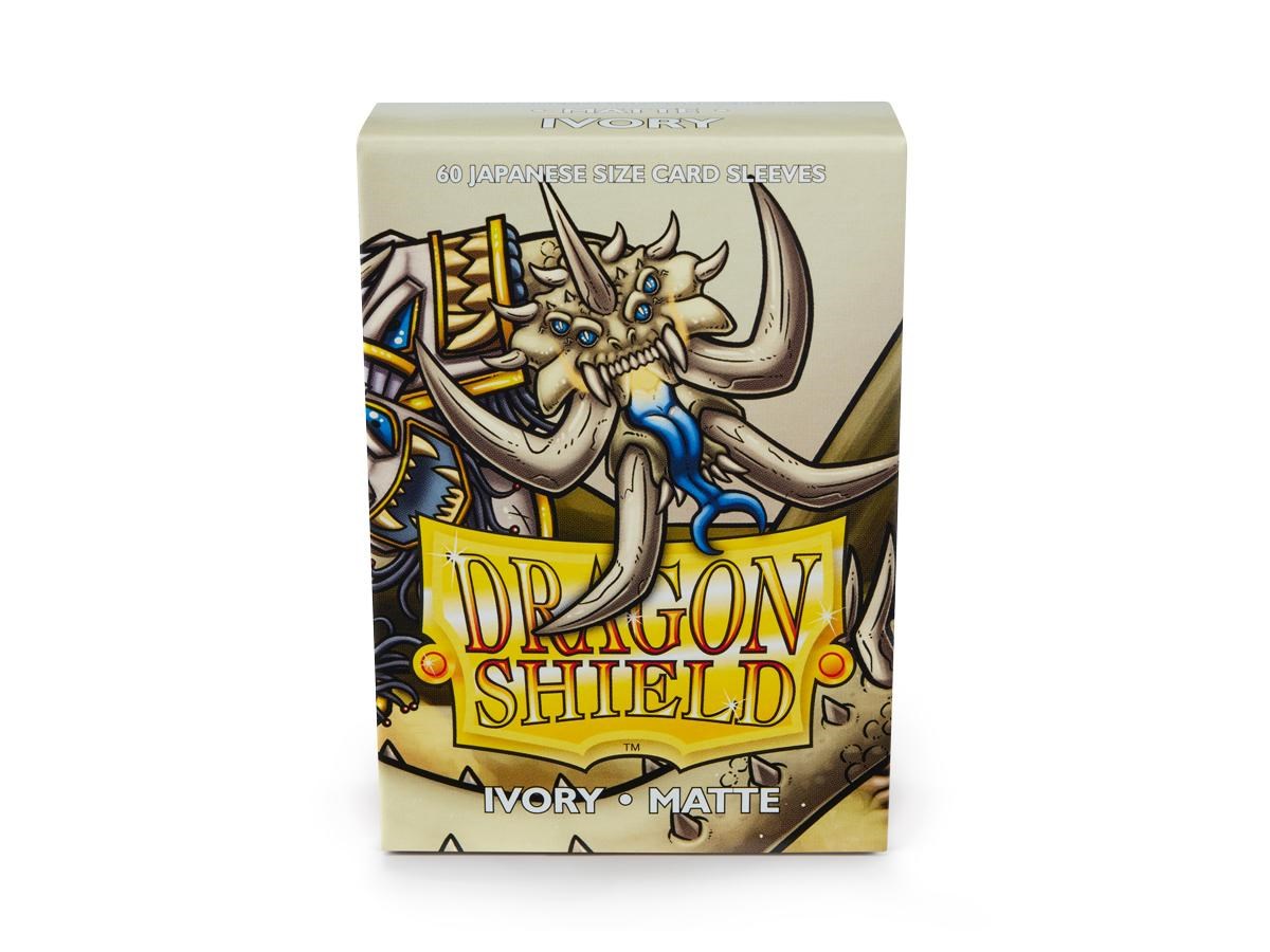 Dragon Shield Matte Japanese Sleeves - Ivory (60-Pack) - Dragon Shield ...