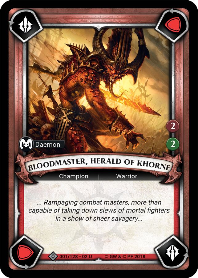 Bloodmaster, Herald of Khorne (Claimed) - Wave 2 - Onslaught ...