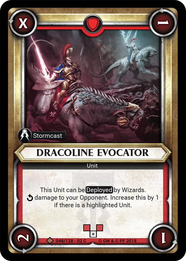 Dracoline Evocator (Unclaimed) - Wave 2 - Onslaught - Warhammer Age of ...
