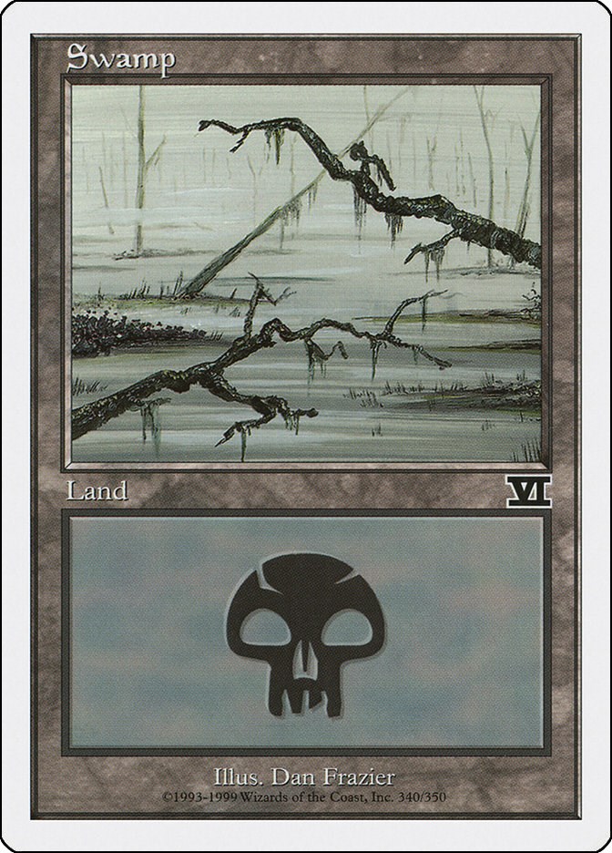 Swamp (340) - Classic Sixth Edition - Magic: The Gathering