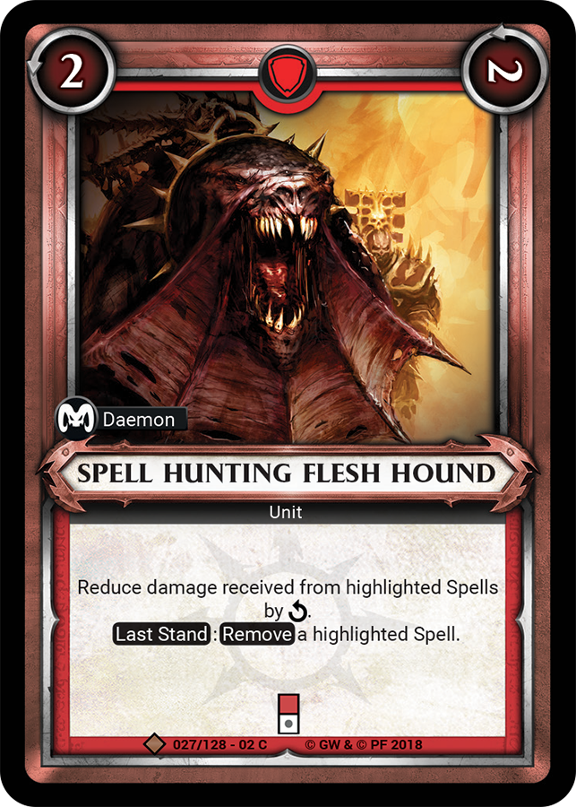 Spell Hunting Flesh Hound (Unclaimed) - Wave 2 - Onslaught - Warhammer ...