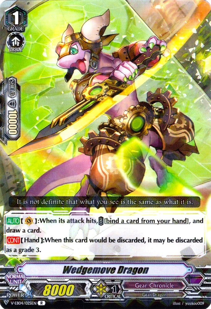 Wedgemove Dragon - V-EB04: The Answer of Truth - Cardfight Vanguard