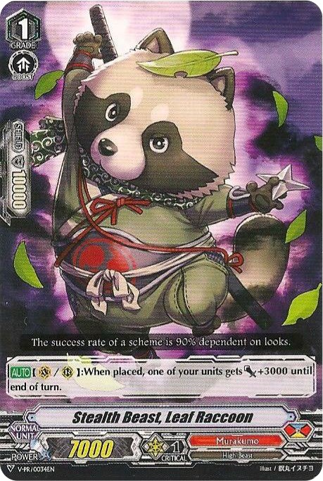 Stealth Beast, Leaf Raccoon - V Promo Cards - Cardfight Vanguard