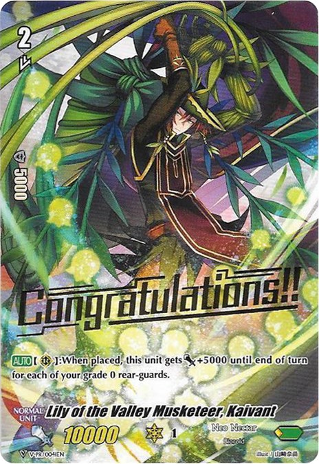 Lily of the Valley Musketeer, Kaivant - V Promo Cards - Cardfight Vanguard