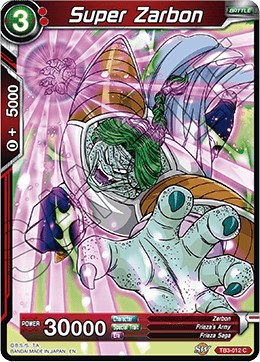 Super Zarbon - Clash of Fates - Dragon Ball Super CCG