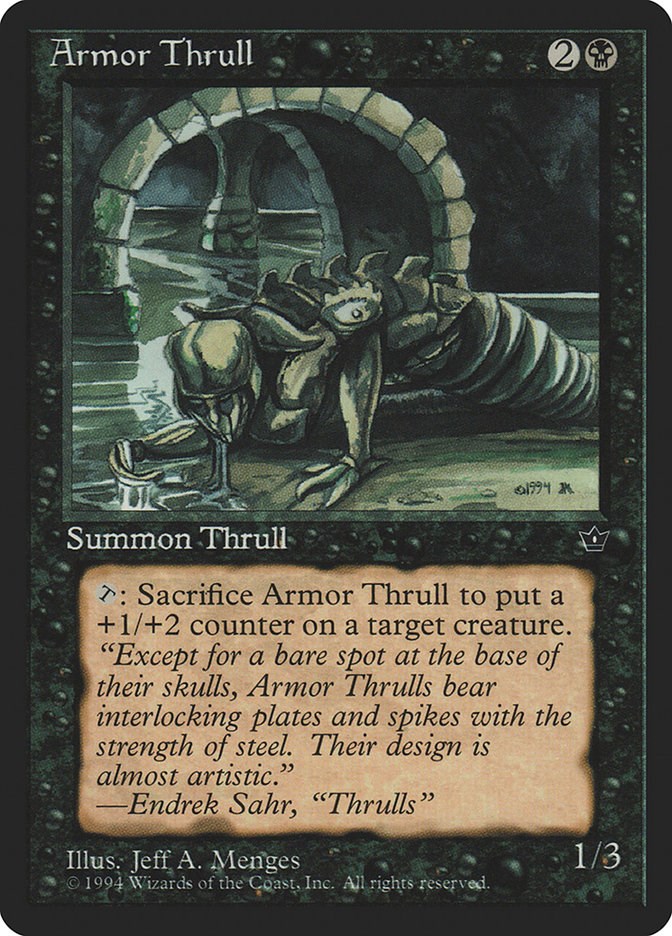 Armor Thrull (Menges) - Fallen Empires - Magic: The Gathering