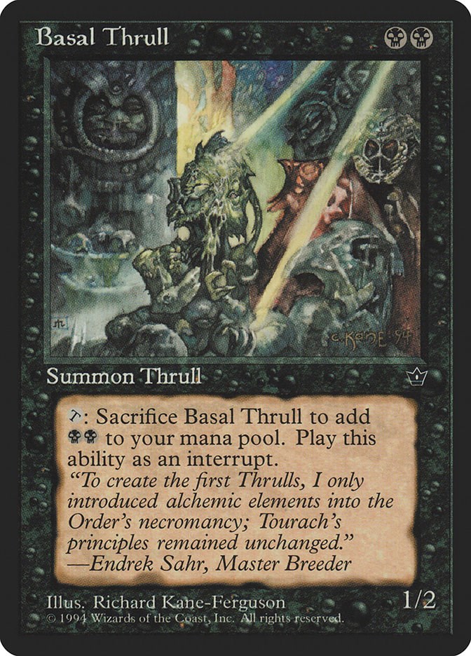 Basal Thrull (Ferguson) - Fallen Empires - Magic: The Gathering