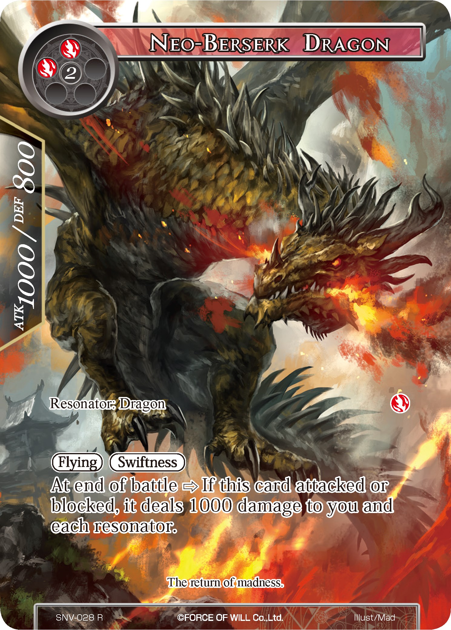 Neo-Berserk Dragon (Full Art) - The Strangers of New Valhalla - Force ...