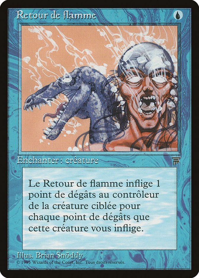 Backfire (French) - "Retour de flamme" - Renaissance - Magic: The Gathering