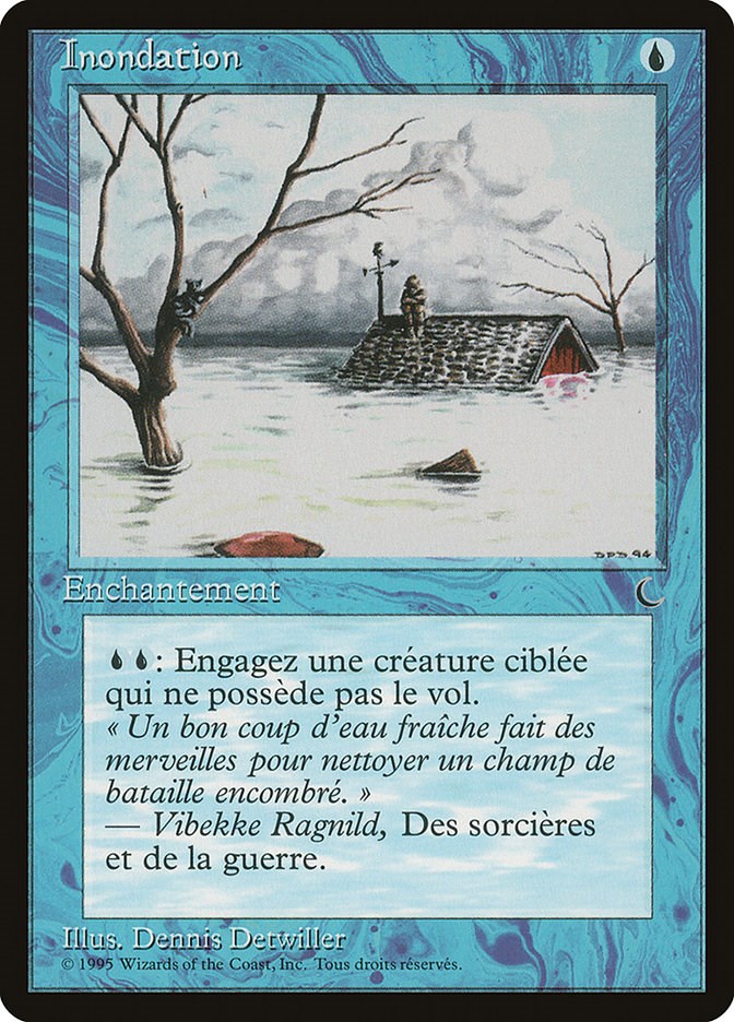 Flood (French) - "Inondation" - Renaissance - Magic: The Gathering