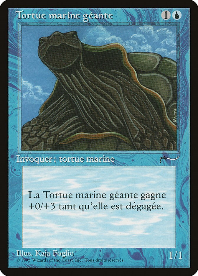 Giant Tortoise (French) - "Tortue marine geante" - Renaissance - Magic ...