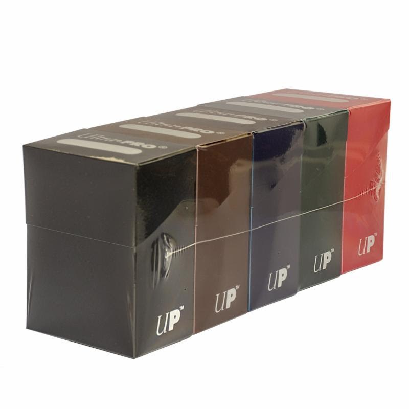 Deck Box Bundle - 5 Colors (Blue, Green Black, Red and Brown) - Ultra ...