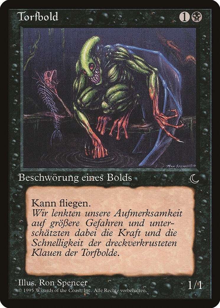 Bog Imp (German) - "Torfbold" - Renaissance - Magic: The Gathering