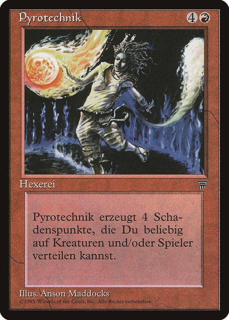 Pyrotechnics (German) - "Pyrotechnik" - Renaissance - Magic: The Gathering