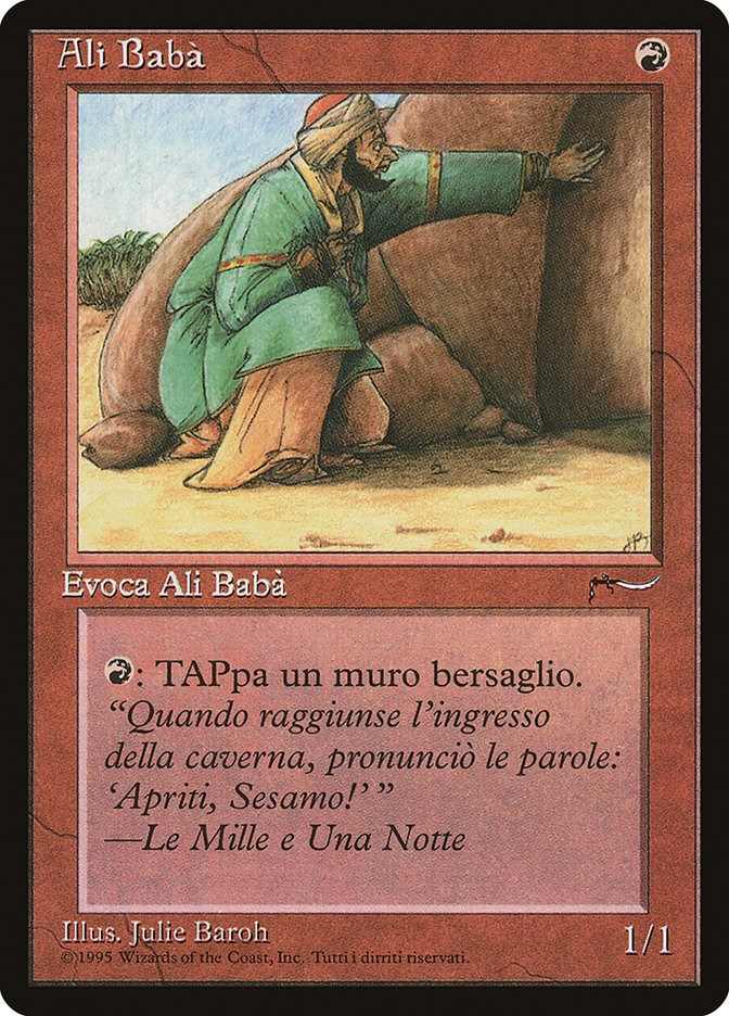 Ali Baba (Italian) - Renaissance - Magic: The Gathering