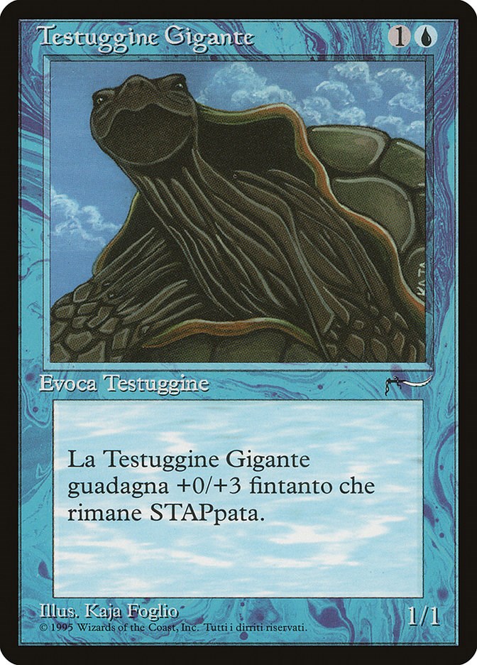 Giant Tortoise (Italian) - "Testuggine Gigante" - Renaissance - Magic ...