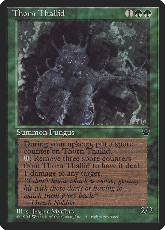 Thorn Thallid (Myrfors) - Fallen Empires - Magic: The Gathering