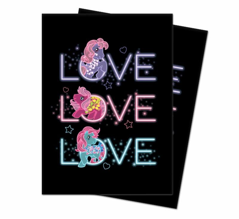 My Little Pony Standard Deck Protector sleeves - Retro Neon (100-Pack ...