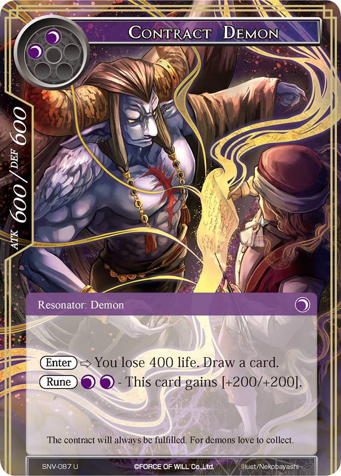 Contract Demon - The Strangers of New Valhalla - Force of Will