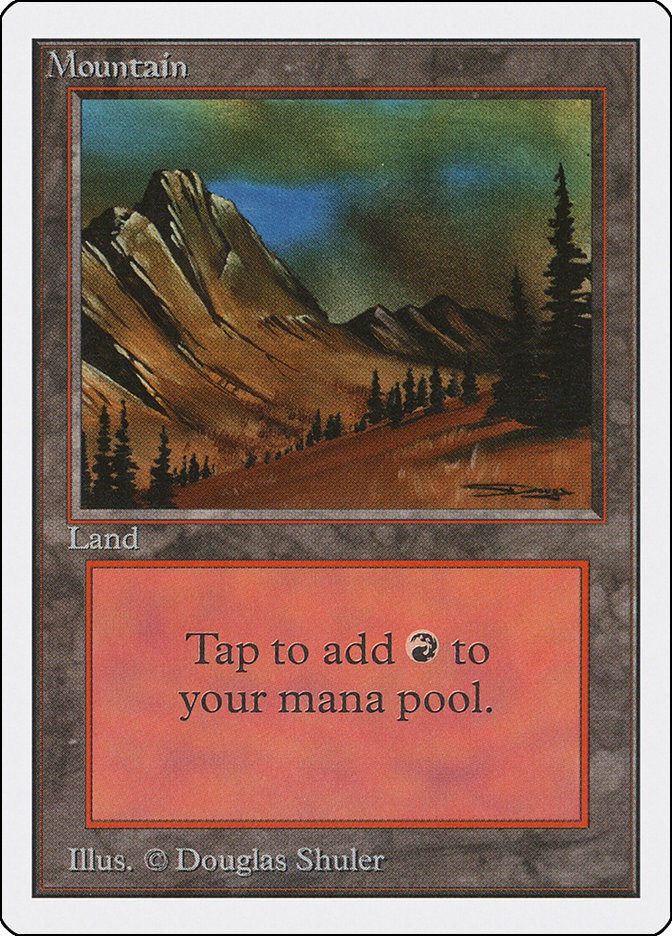 Mountain (C) - Unlimited Edition - Magic: The Gathering