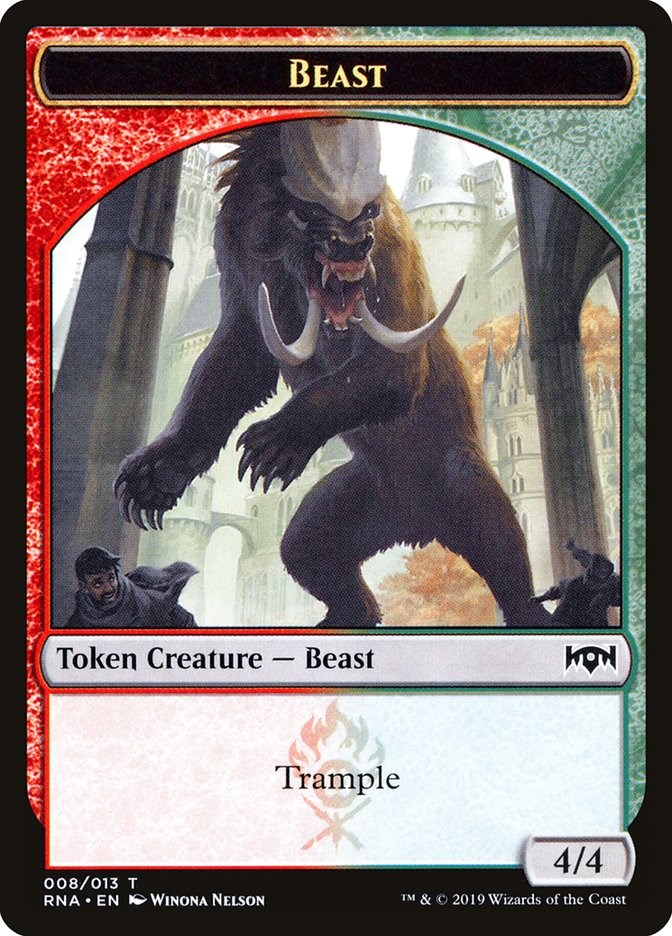 Beast Token - Ravnica Allegiance - Magic: The Gathering