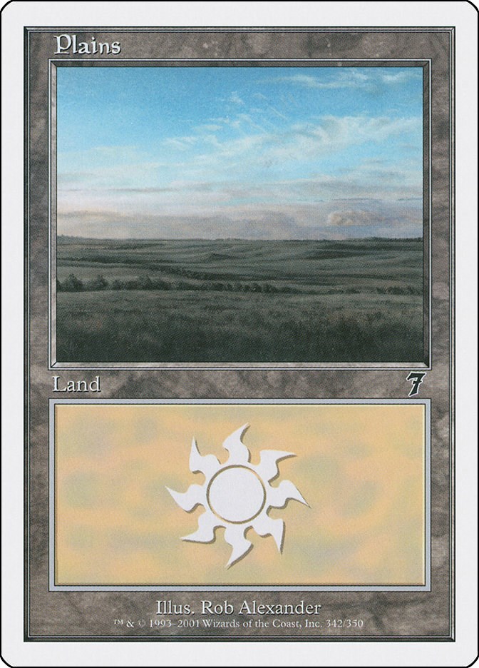 Plains (342) - 7th Edition - Magic: The Gathering