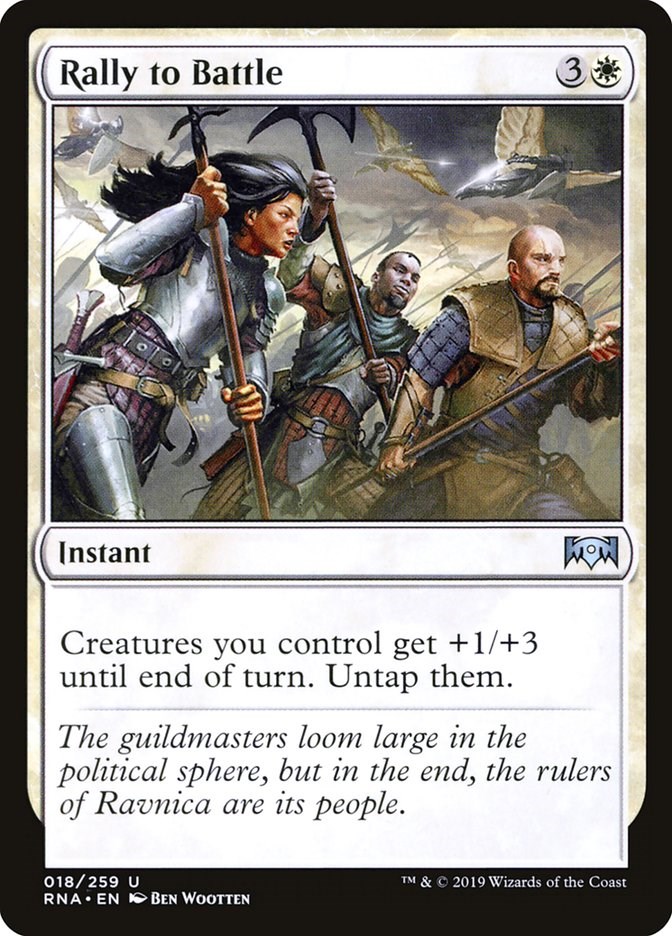 Rally to Battle - Ravnica Allegiance - Magic: The Gathering