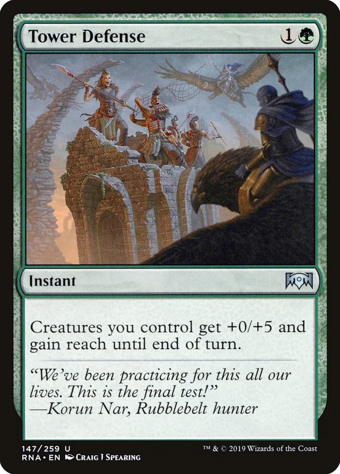 Tower Defense - Ravnica Allegiance - Magic: The Gathering