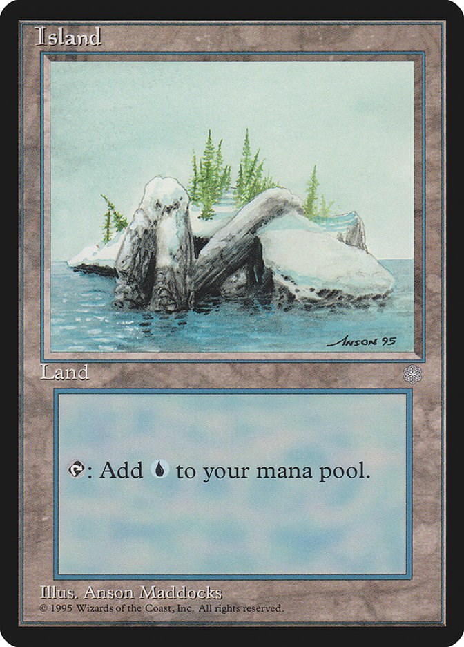 Island (336) - Ice Age - Magic: The Gathering