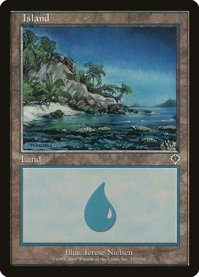 Island (337) - Invasion - Magic: The Gathering