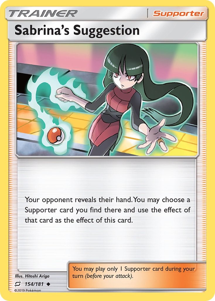 Sabrina's Suggestion - SM - Team Up - Pokemon