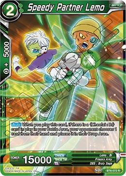 Speedy Partner Lemo - Destroyer Kings - Dragon Ball Super CCG