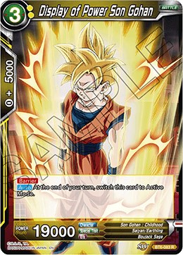 Display of Power Son Gohan - Destroyer Kings - Dragon Ball Super CCG