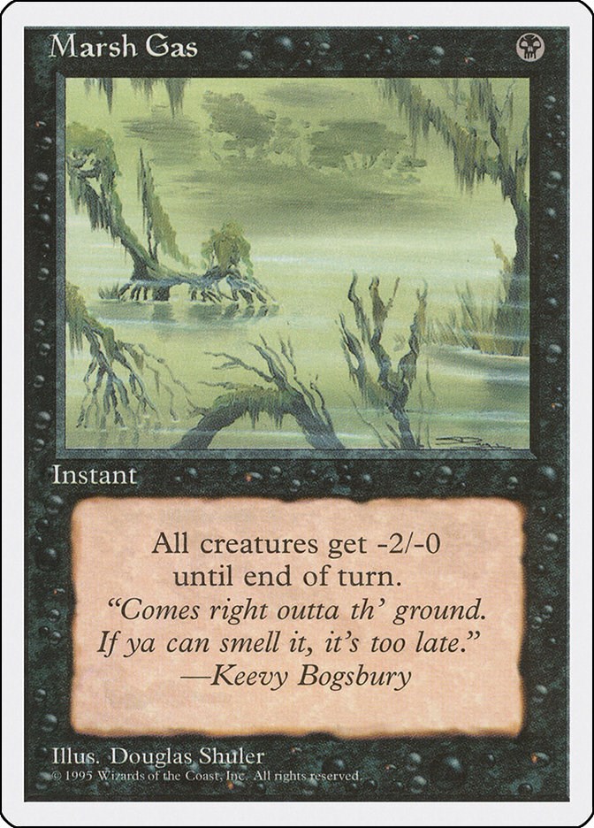 Marsh Gas - Fourth Edition - Magic: The Gathering