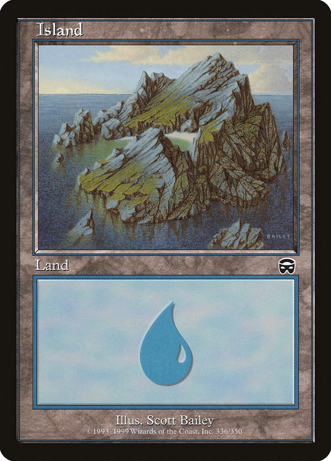 Island (336) - Mercadian Masques - Magic: The Gathering