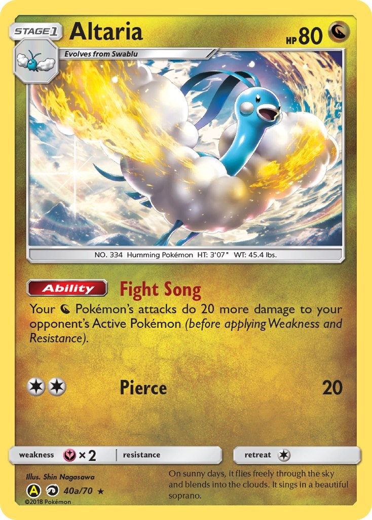 Altaria - 40a/70 - Alternate Art Promos - Pokemon