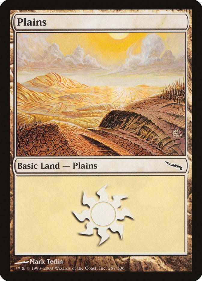 Plains (287) - Mirrodin - Magic: The Gathering