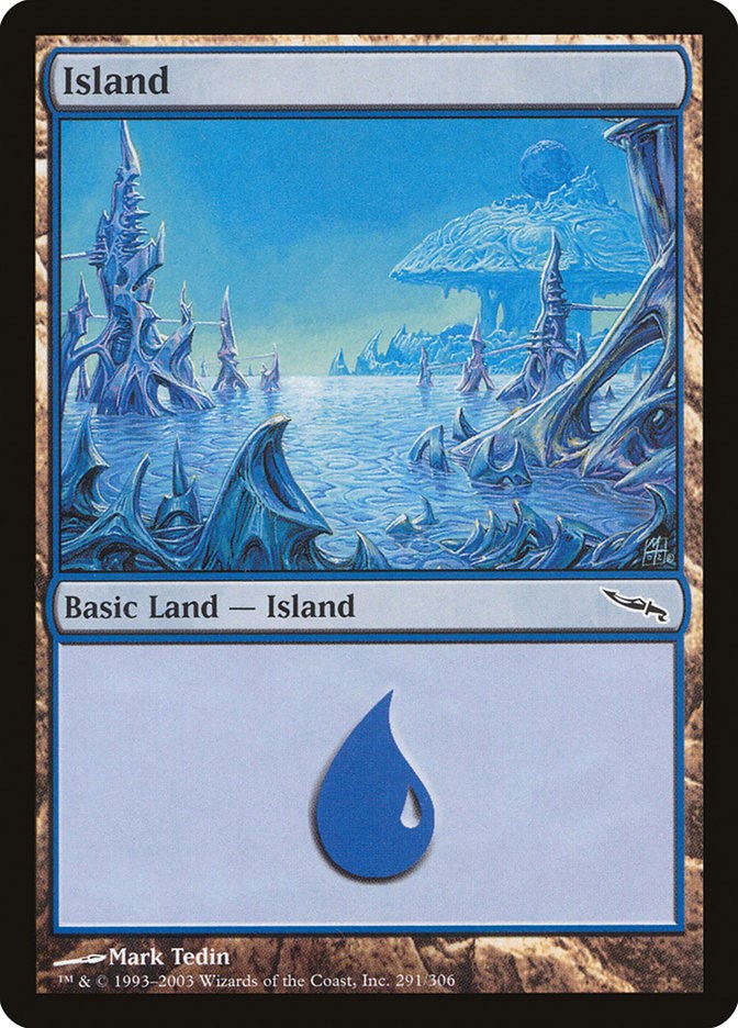 Island (291) - Mirrodin - Magic: The Gathering