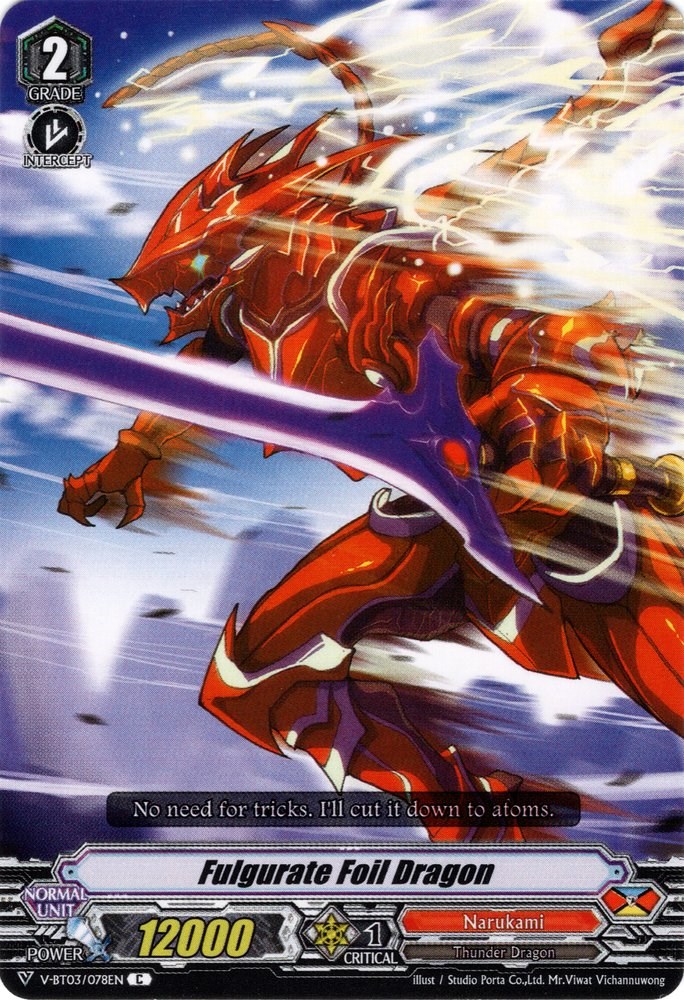 Fulgurate Foil Dragon - Miyaji Academy CF Club - Cardfight Vanguard