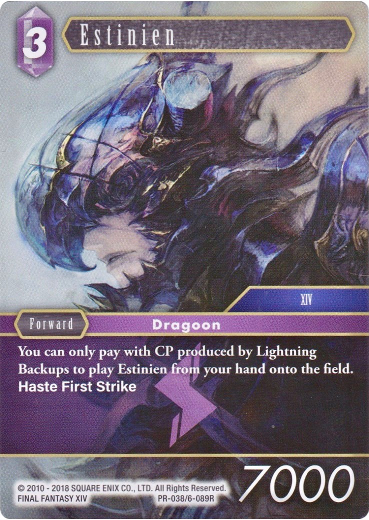 Estinien - FF: Promo Cards - Final Fantasy TCG